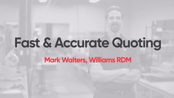 Williams RDM - Fast & Accurate Quoting in M1