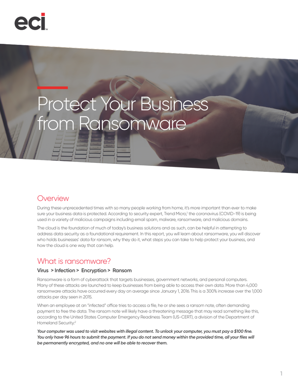 Protect Your Business From Ransomware