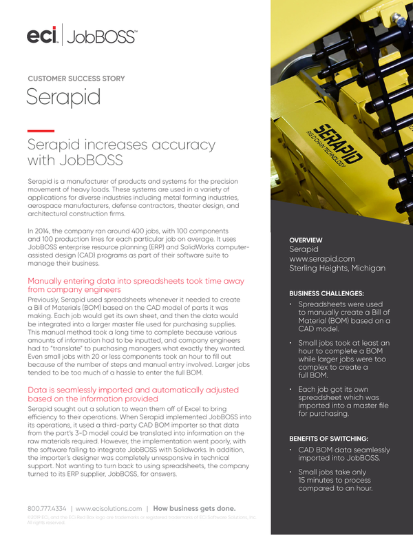 Serapid Case Study