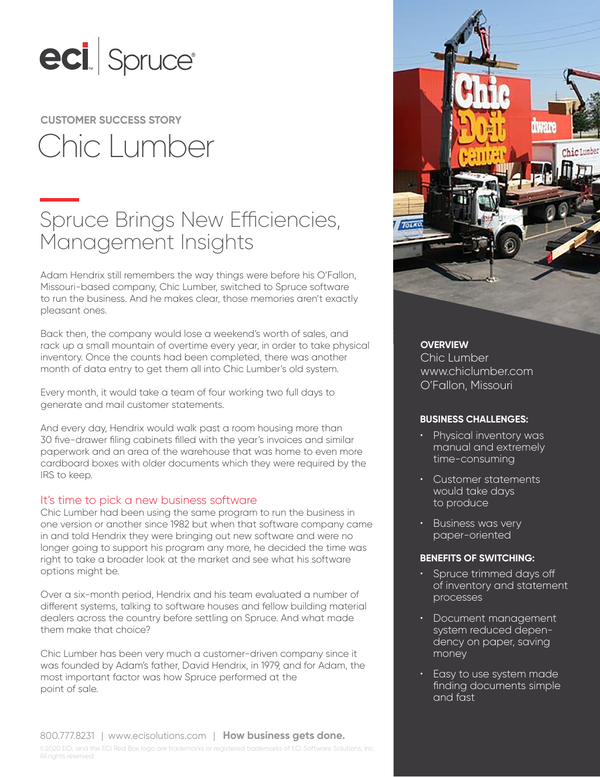 Chic Lumber Case Study