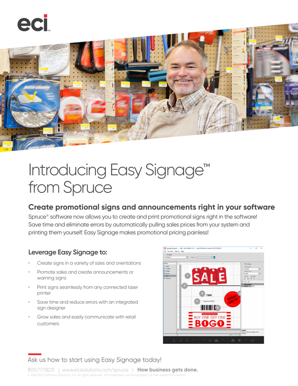 Easy Signage Solution Brief