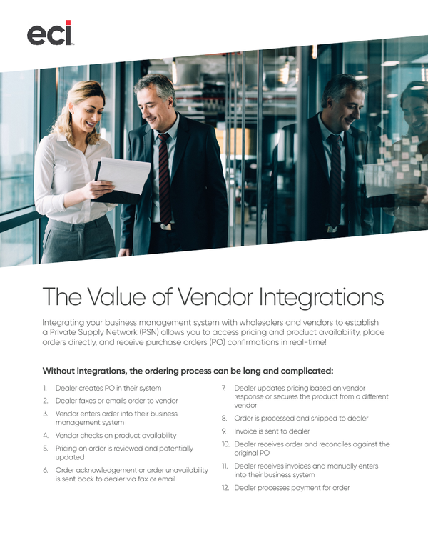 The Value Of Vendor Integrations