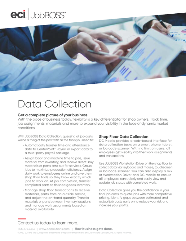 Data Collection Capabilities