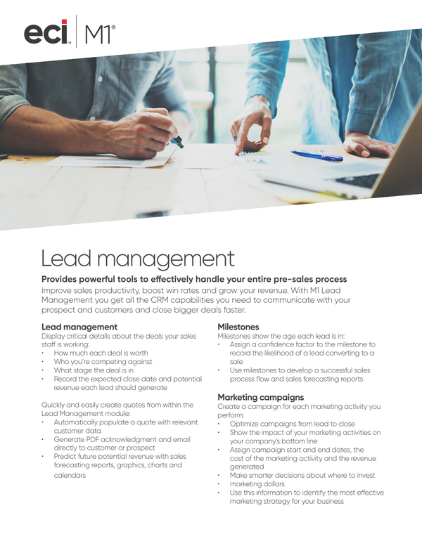Lead Management
