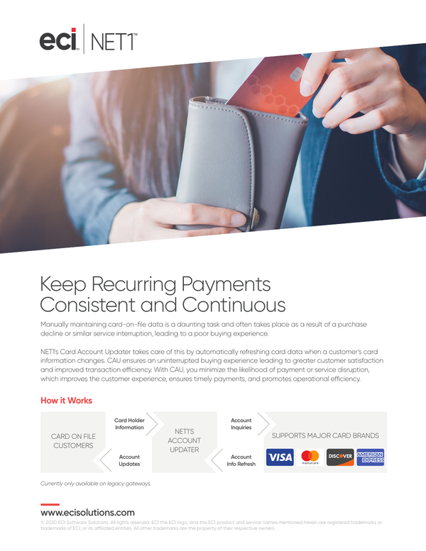 Keep Recurring Payments Consistent and Continuous