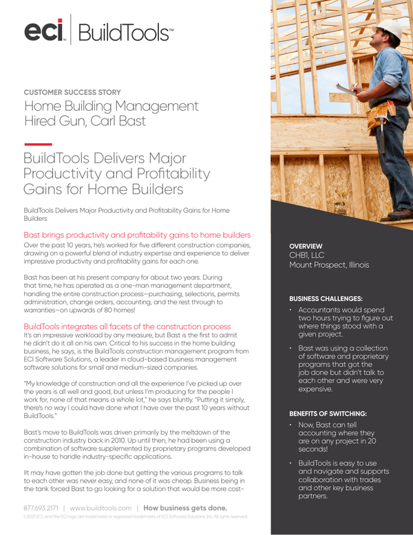 BuildTools Carl Bast Case Study