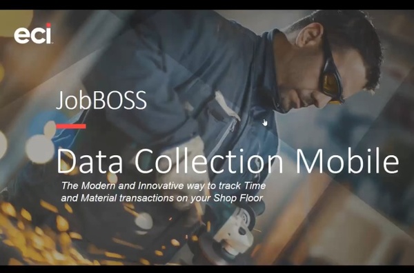 JobBOSS Data Collection Mobile Video