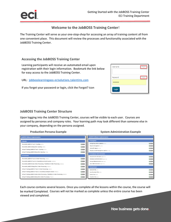 JobBOSS Elite Learning Pass