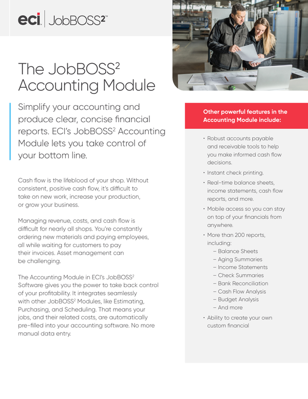 JobBOSS² Accounting
