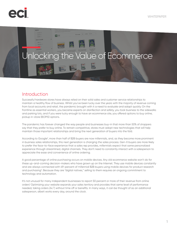Unlocking Value Ecommerce Whitepaper Unlocking Value Ecommerce Whitepaper