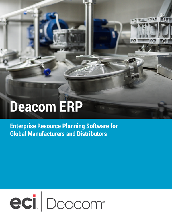 Deacom Enterprise Resource Planning for Global Manufacturers and ...
