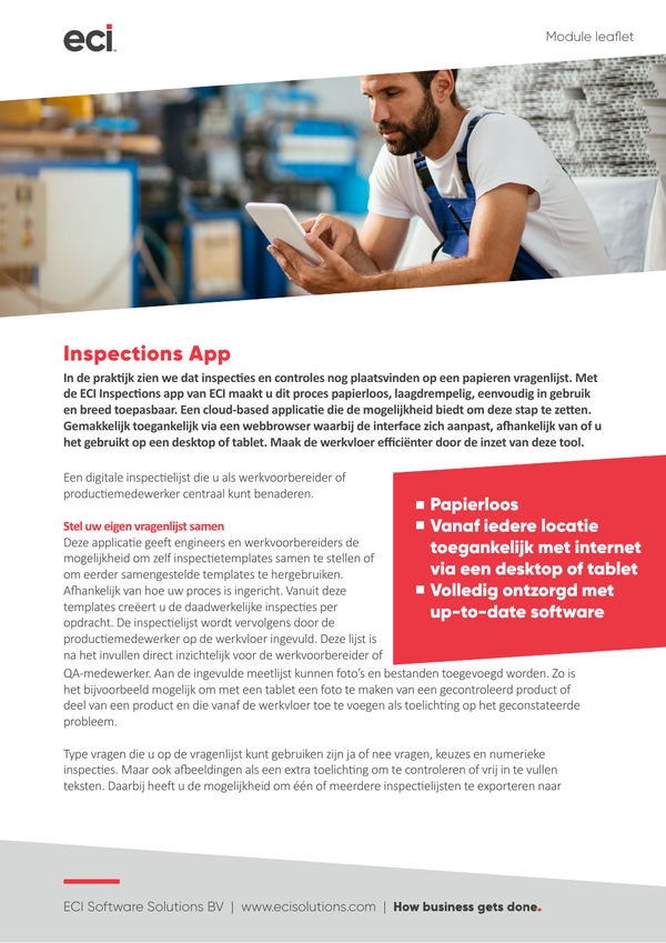 ECI Inspections App