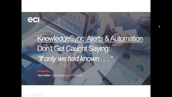KnowledgeSync Alerts & Automation V 10