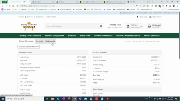 Statements & Invoices | Spruce eCommerce