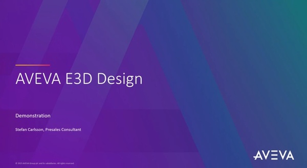 [Demo] AVEVA E3D Design Walkthrough Demonstration