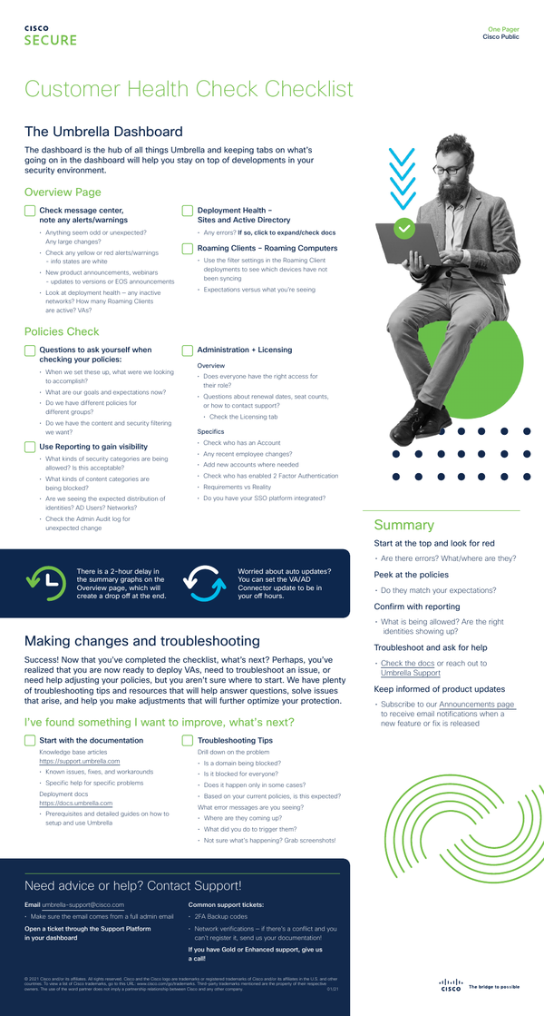 Customer Health Check Checklist