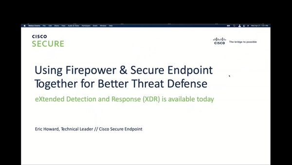 Using Cisco Firewall & Endpoint Together for Better Foundational Defense