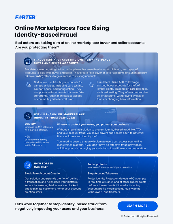 Online Marketplaces Face Rising Identity Based Fraud