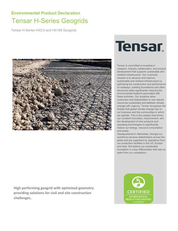 Tensar H Series Geogrid EPD