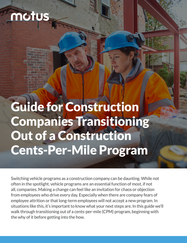 Guide for Construction Companies Transitioning Out of a Cents-Per-Mile ...