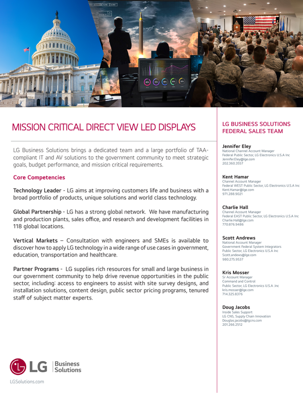 LG Digital Signage Display Solutions | LG Business Solutions