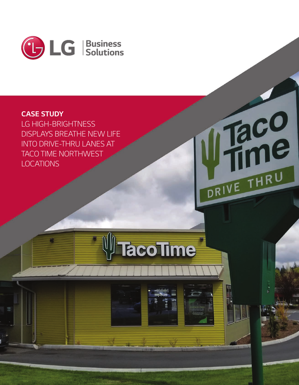 Case Study: Taco Time Northwest | LG Business Solutions