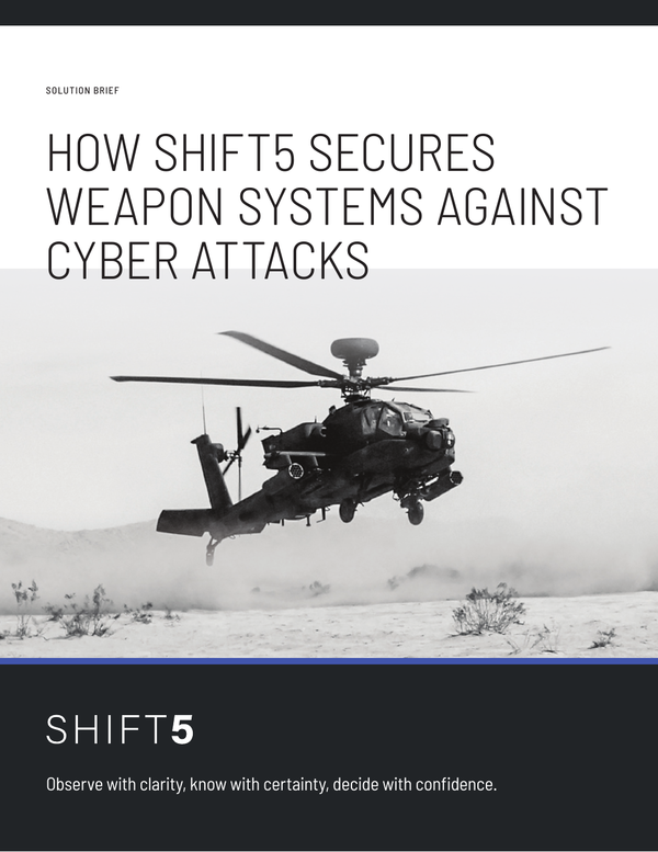 How Shift5 Secures Weapon Systems Against Cyber Attacks