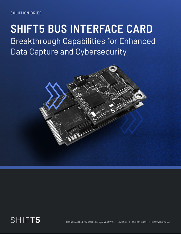Shift5 Bus Interface Card (BIC)
