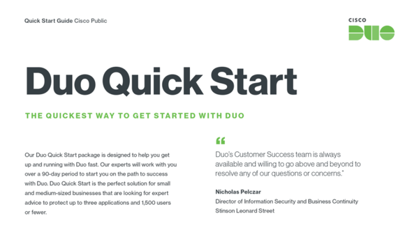 Duo Quick Start Guide