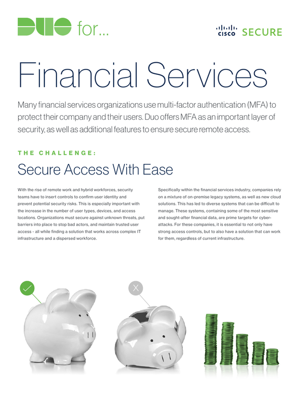 Duo for Financial Services