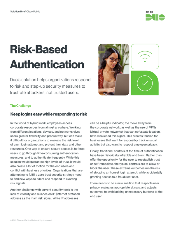 Risk-Based Authentication Risk-Based Authentication