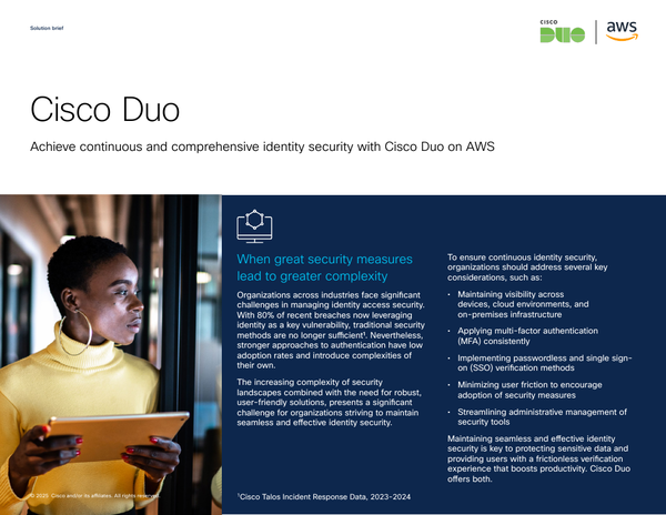 Cisco Duo Solution Brief