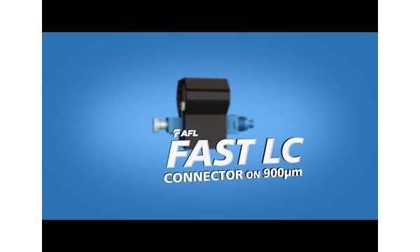Instructions for AFL FAST LC Connector on 900um fiber cable.