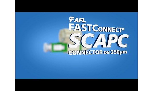 AFL FAST SC/APC Connector on 250 micron fiber/cable