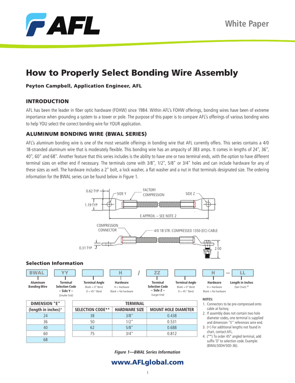 How to Properly Select Bonding Wire Assembly