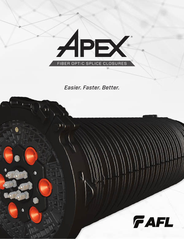 brochure for Apex Fiber Optic Splice Closure