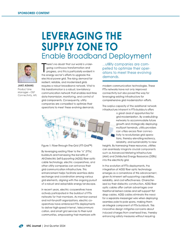 [UTC Sponsored Content] Leveraging the Supply Zone to Enable Broadband ...