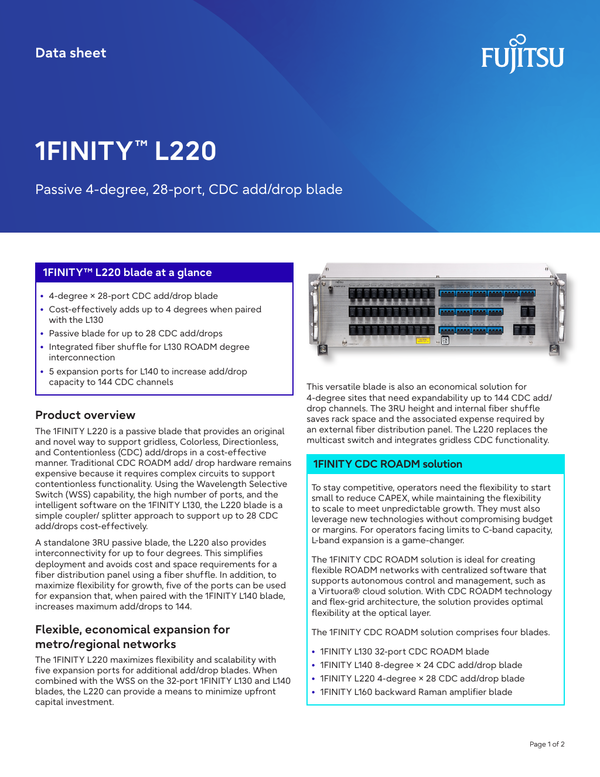 1FINITY L200 Inline Amplifier
