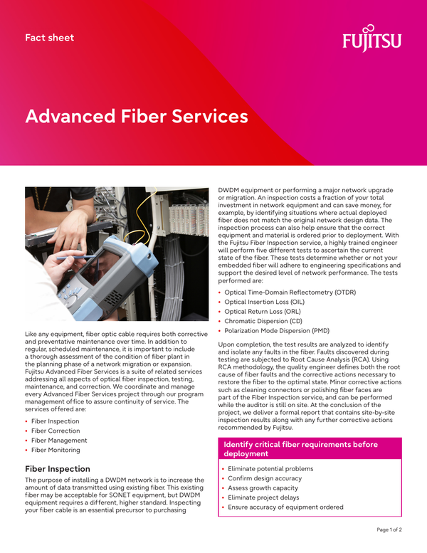 Advanced Fiber Services