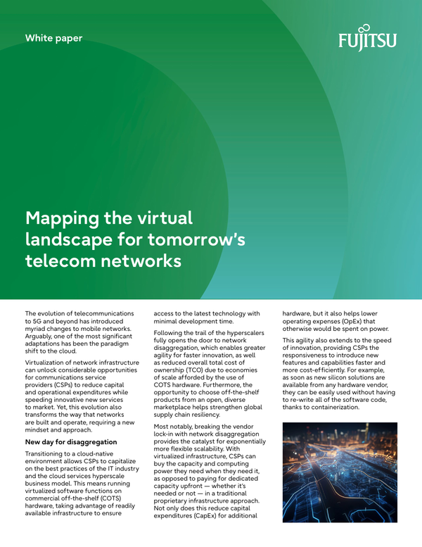 Mapping the virtual landscape for tomorrow's telecom networks