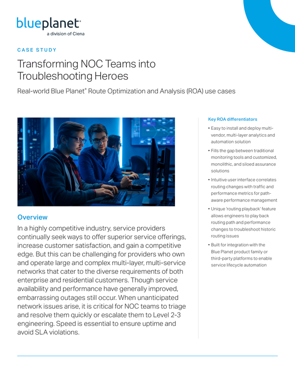 Transforming NOC Teams into Troubleshooting Heroes [Case Study]