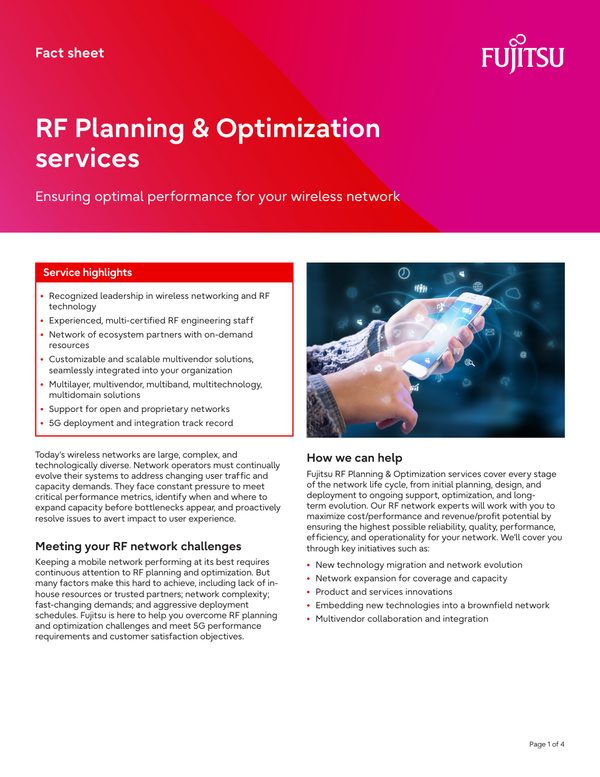 RF Planning & Optimization Services