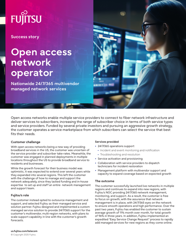 Open access network operator | Success Story