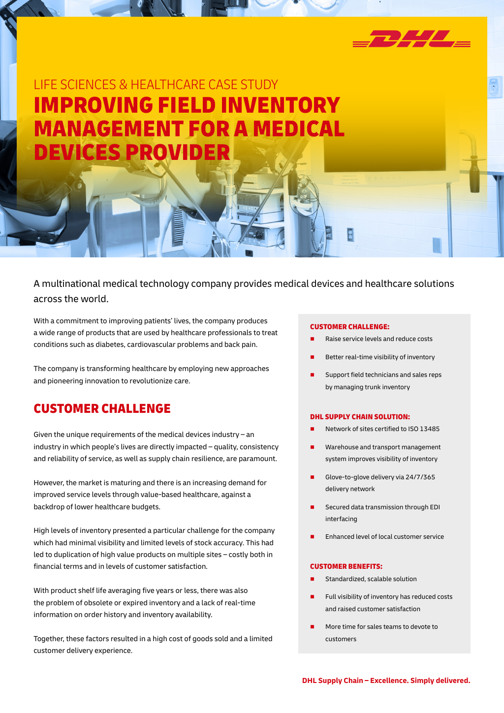 Case Study | Improving Field Inventory Management for a Medical Devices ...
