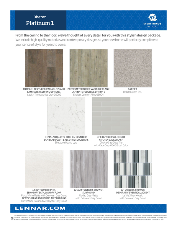 Interior Color Packages