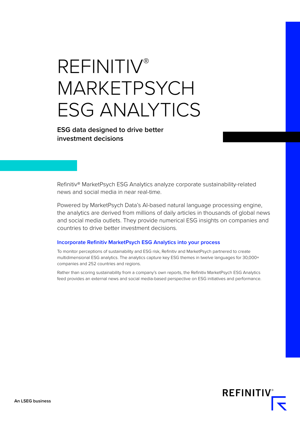 Refinitiv Marketpsych ESG Analytics